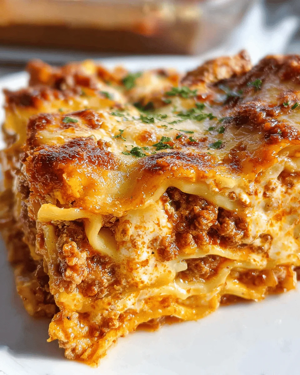 Easy Homemade Lasagna